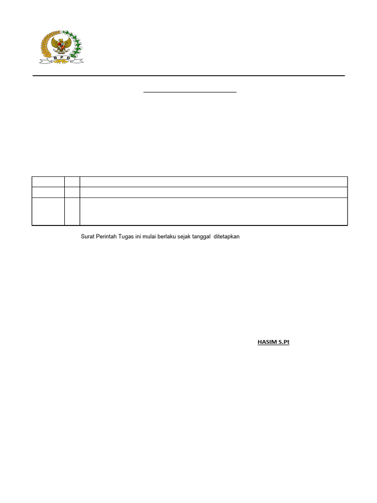 SPPD KETUA BPD (BPD SUMBER BOGA_093343 | PDF