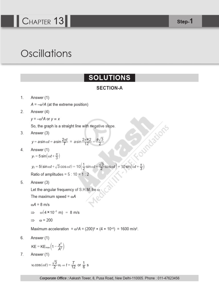 CLS - ENG 24 25 XI - Phy - Target 6 - Level 1 - Chapter 13 | PDF | Applied And Interdisciplinary ...