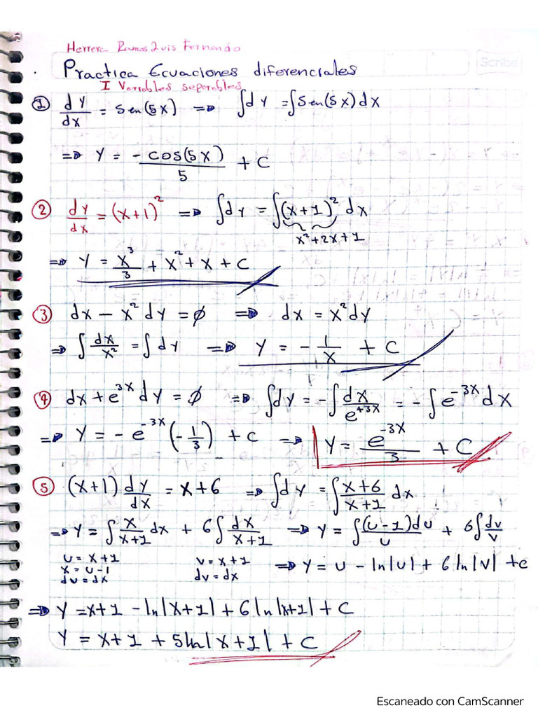 EDO's Práctica 1 | PDF