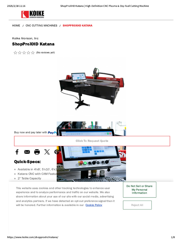 ShopProXHD Katana _ High-Definition CNC Plasma & Oxy-Fuel Cutting ...