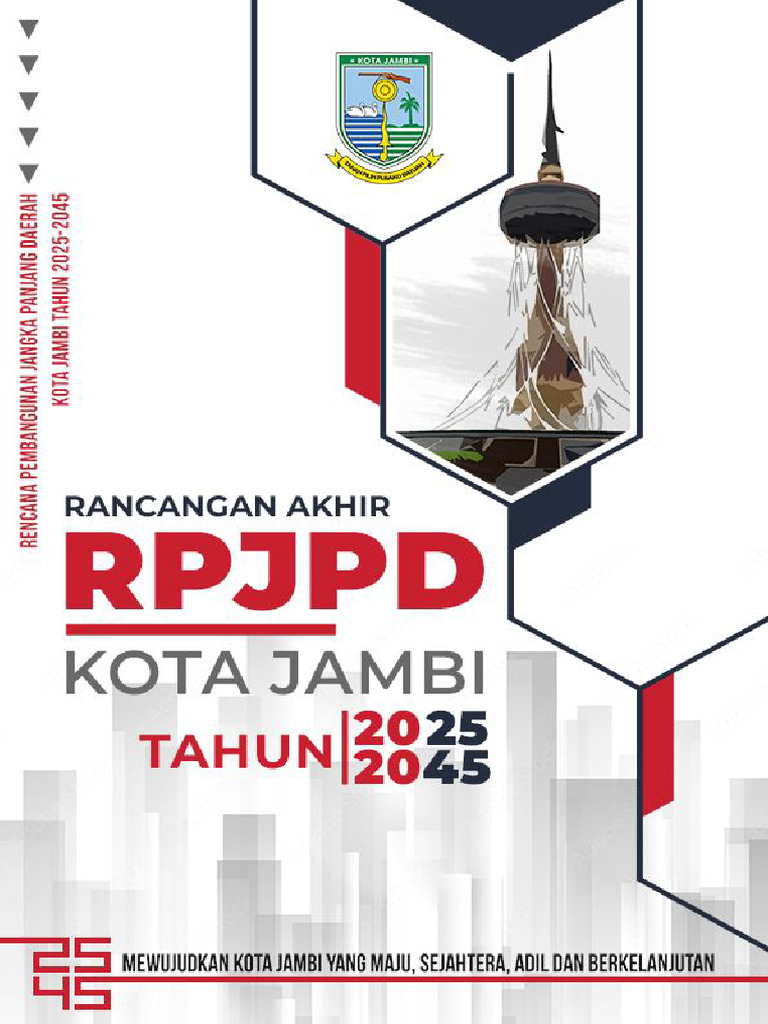 Rancangan Akhir RPJPD Kota Jambi Tahun 2025-2045 1721954707 | PDF