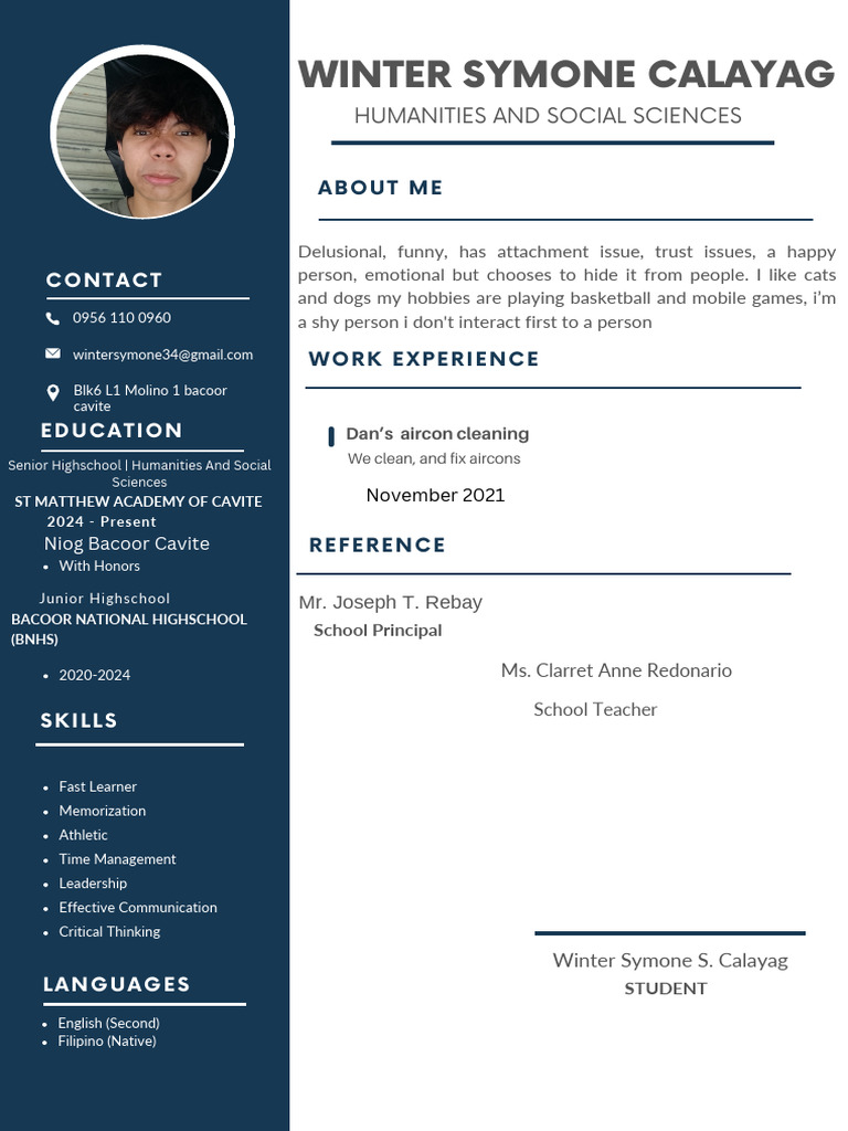 Blue Simple Professional CV Resume - 20241120 - 020325 - 0000 | PDF