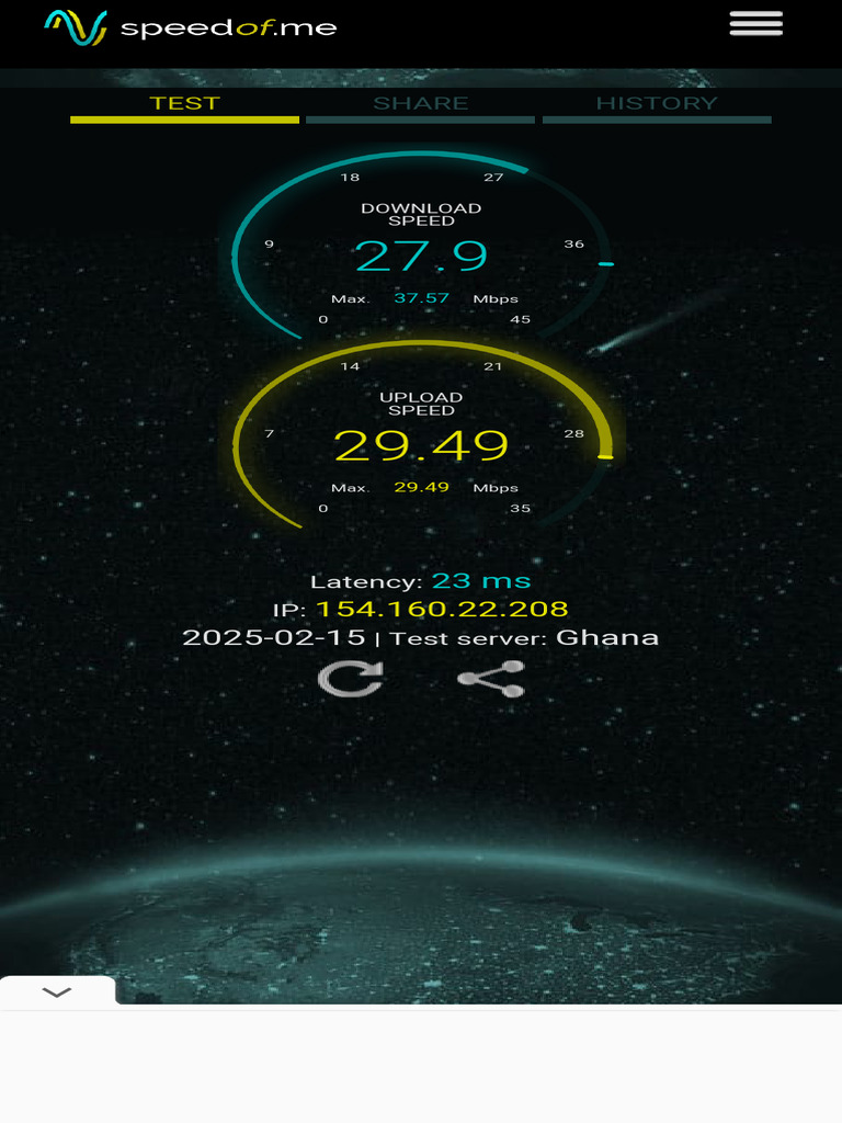 Internet Speed Test Results | PDF