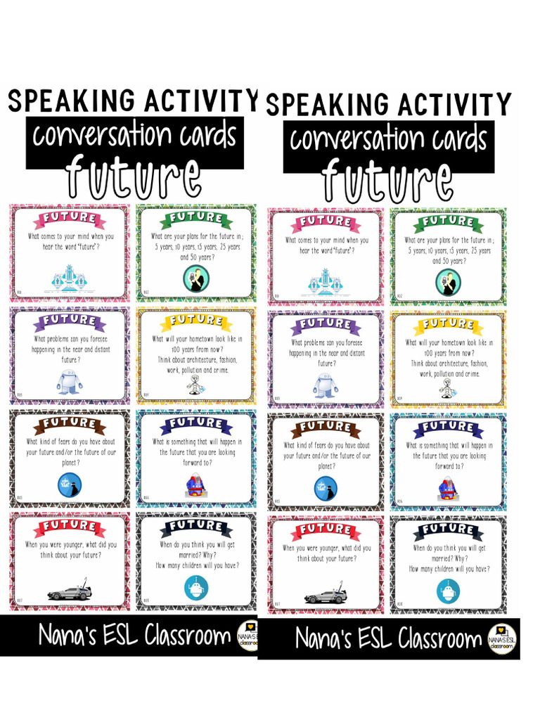 Speaking Cards Future | PDF