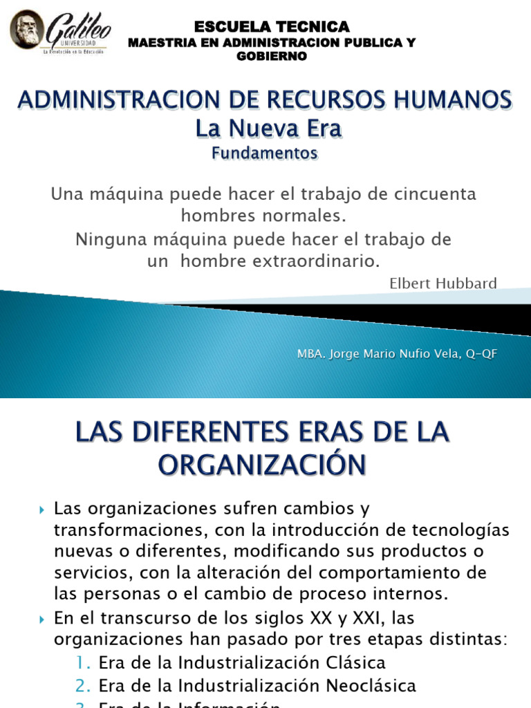 Material de Apoyo, Eras de La ARH | PDF | Business | Economias