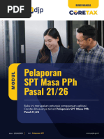 Buku Manual Coretax 2024 - Seri SPT Masa Unifikasi | PDF