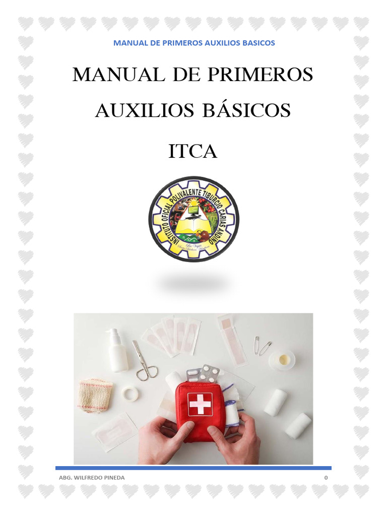 Manual de Primeros Auxilios Basicos Itca | PDF | Primeros auxilios | Quemar