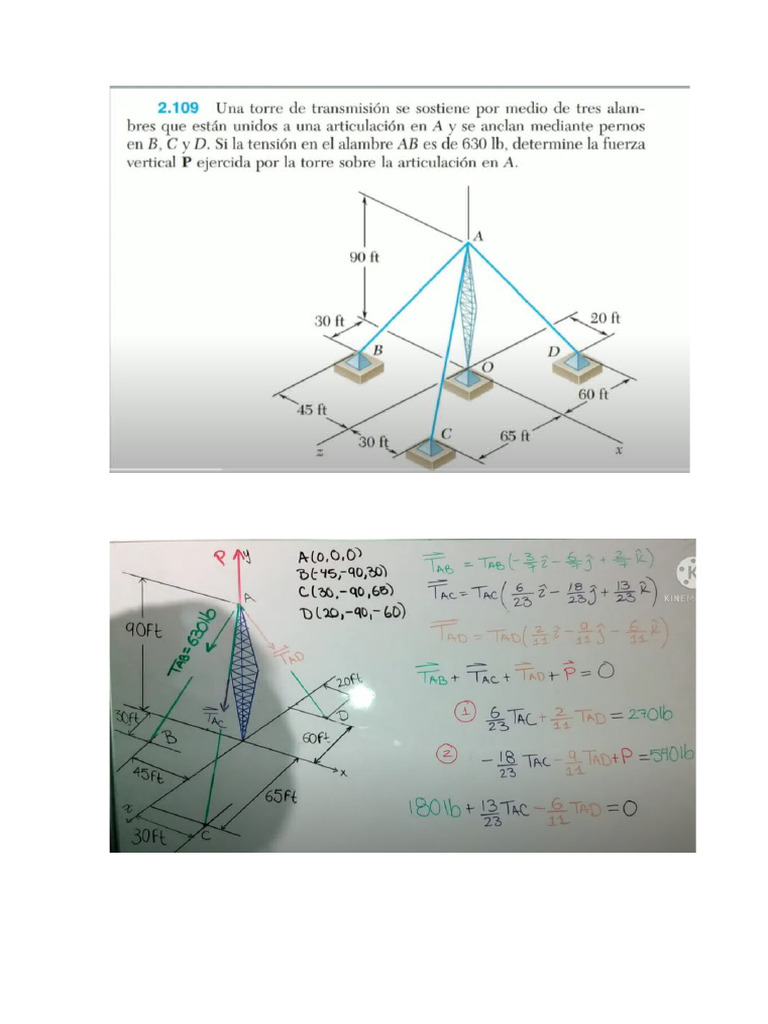 Ejercicio en Clase - Vectores Video Concluyente | PDF