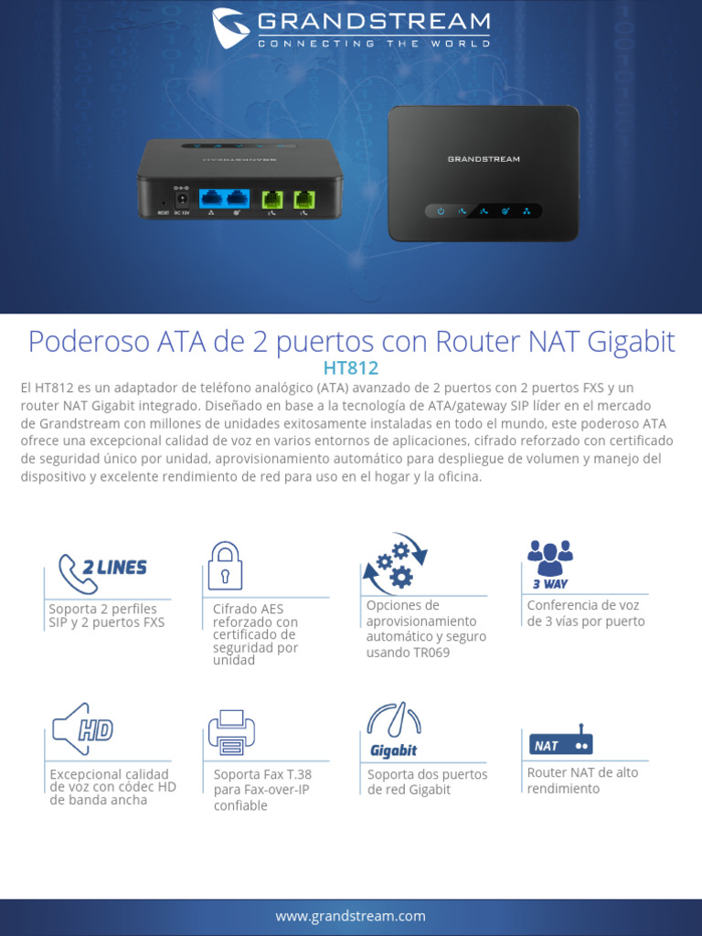 Datasheet Ht812 Spanish | PDF | protocolo de Iniciacion de Sesion ...