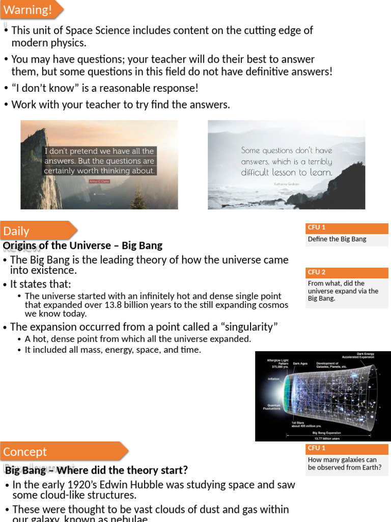 2 Evidence for the Big Bang | PDF | Redshift | Universe