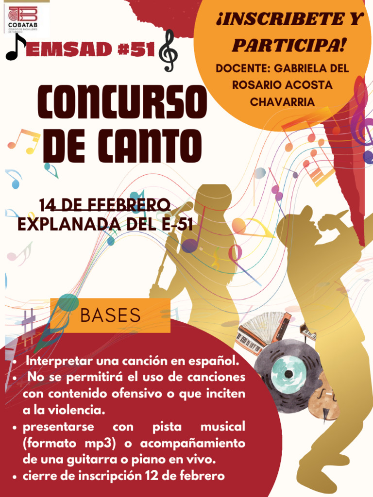 Concurso de Canto | PDF