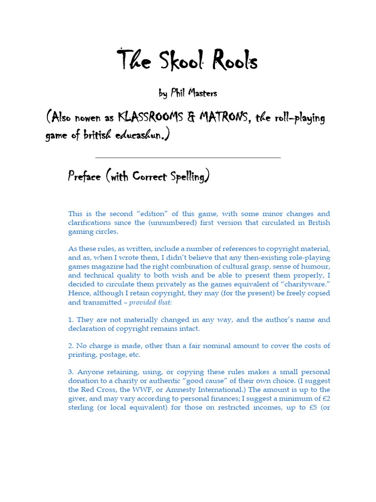 The_Skool_Rools | PDF