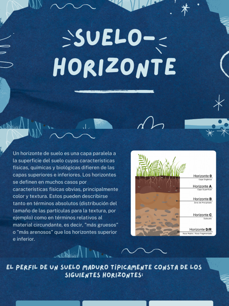 Clasificación de Horizontes del Suelo | PDF | Suelo | Roca (geología)