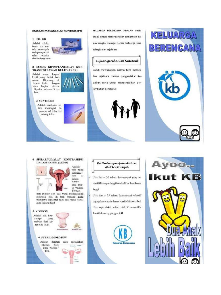 leaflet kb kelompok 7 maternitas | PDF