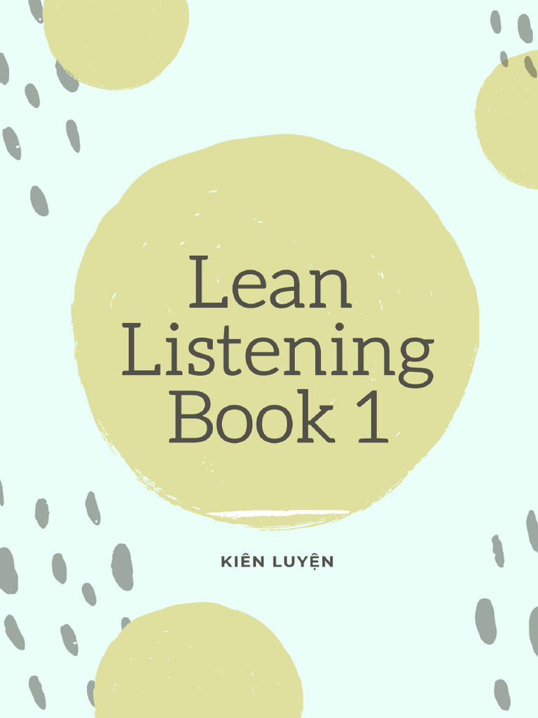 1.lean Listening 1+2 | PDF