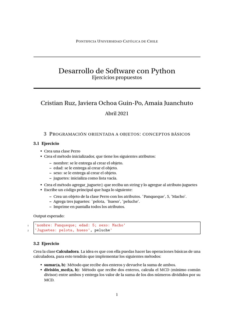 DesarrolloDeSoftware CE Ejercicios Propuestos-S3-4 | PDF | Entrega (Comercio) | Ingeniería de ...
