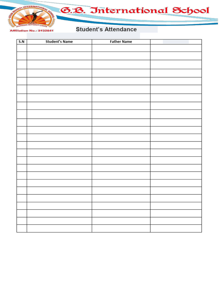 12th Grade Math Attendance Report | PDF