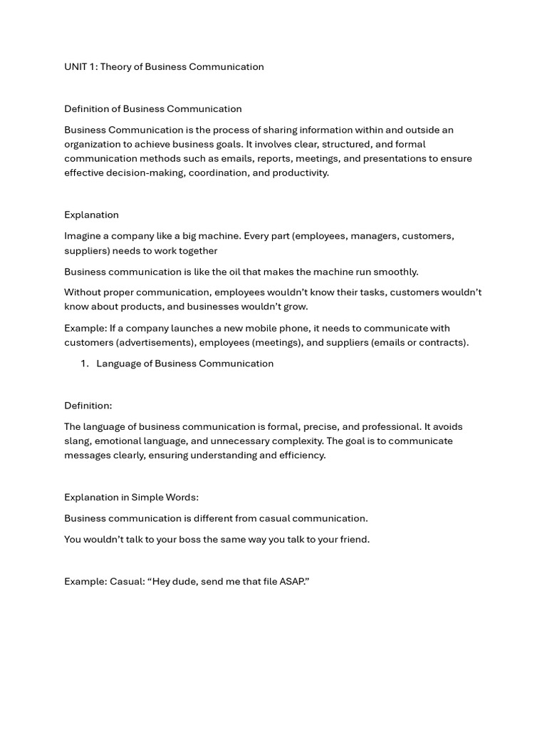 Communicating Micro | PDF | Résumé | Communication