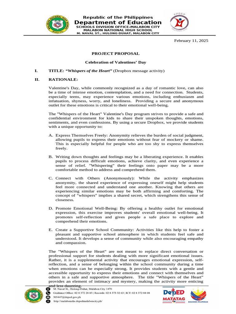 Proposal | PDF | Emotions | Feeling