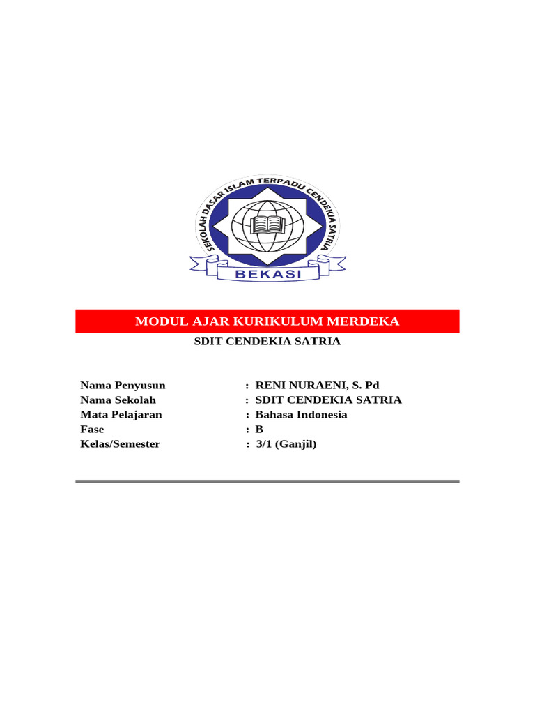 Modul Ajar BAB 1 IND | PDF