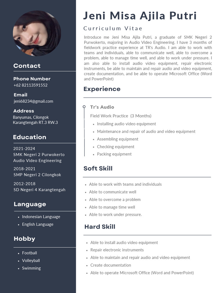 CV - Jeni Misa | PDF