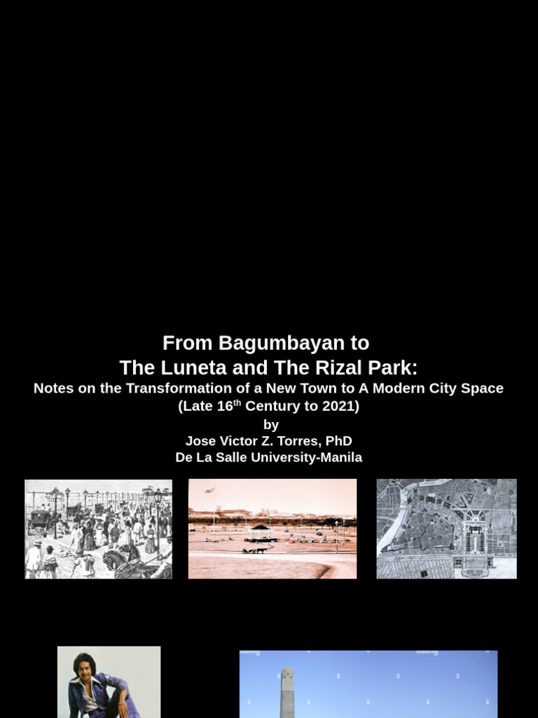 Bagumbayan: From Historical Site to Rizal Park | PDF