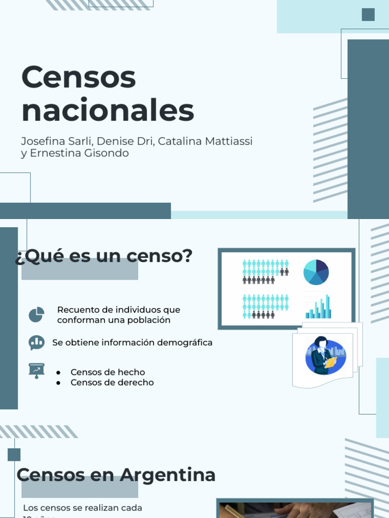 Censos Nacionales | PDF