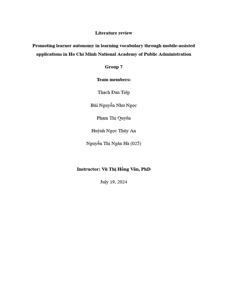 Groupwork 3-Group 7 | PDF | Learning | Teachers