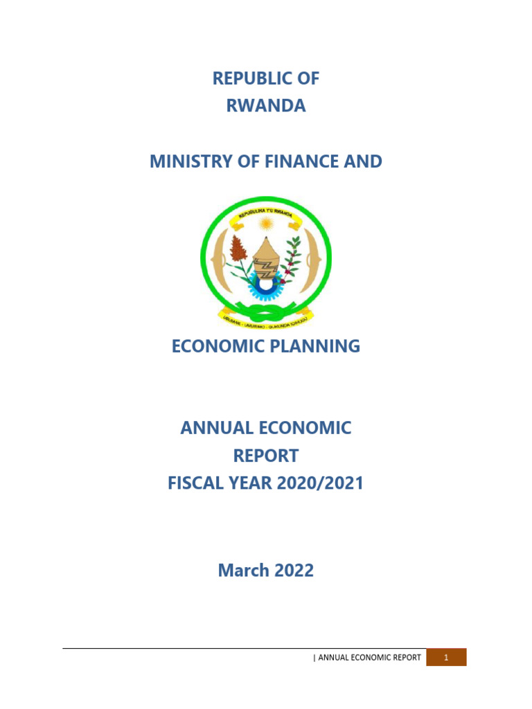 Annual Economic Report FY 2020-2021 | PDF | Inflation | Fiscal Policy