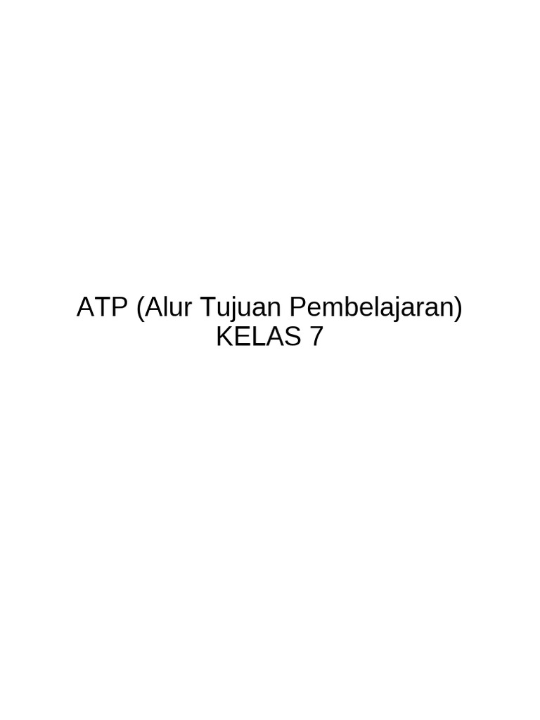Sekat ATP Dan Modul | PDF