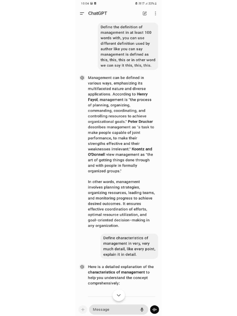 Bca Management unit 1 | PDF