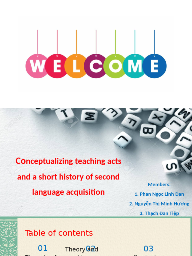 Week 2 - Presentation (9-6) | PDF | Second Language Acquisition | Behaviorism