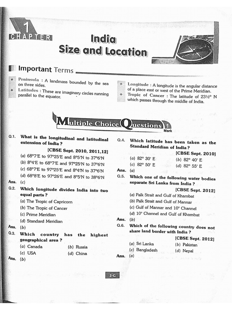 Geography Lesson 1 Grade 9 | PDF