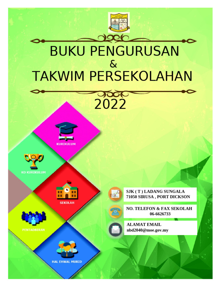 BUKU PENGURUSAN SEKOLAH 2022-A-Maklumat Sekolah | PDF