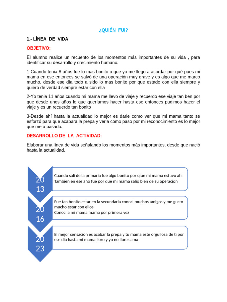 Formacion Quien Eres | PDF