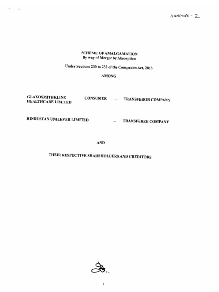 Draft Scheme of Amalgamation - tcm1255 529571 - 1 - en | PDF