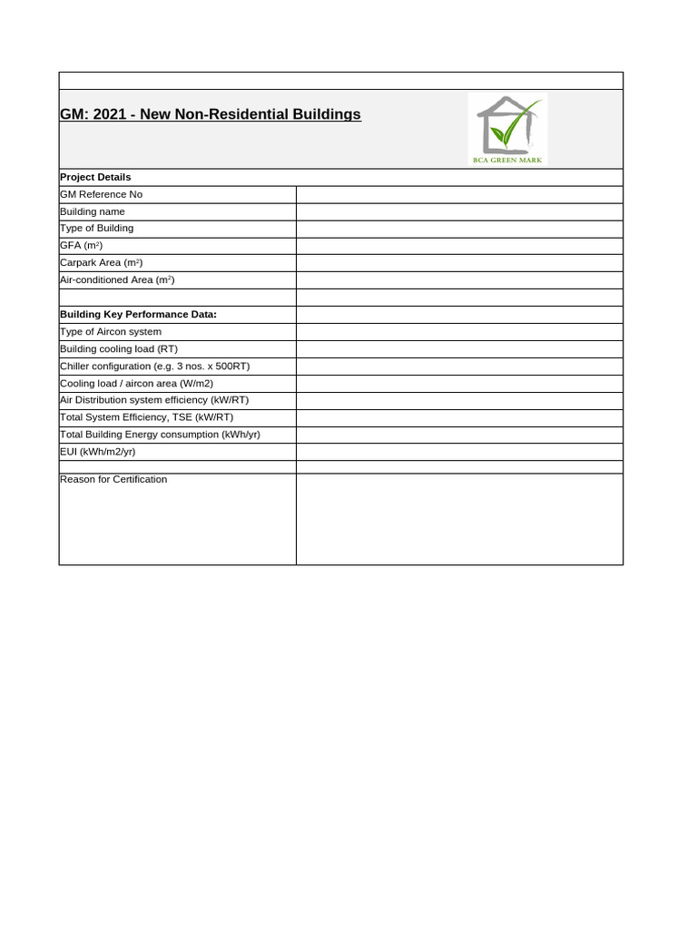 Green Mark 2021 Scoresheet (NRB) | PDF | Volatile Organic Compound ...