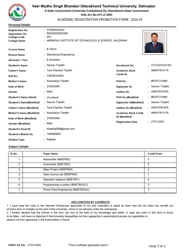 Gaurav Tripathi | PDF