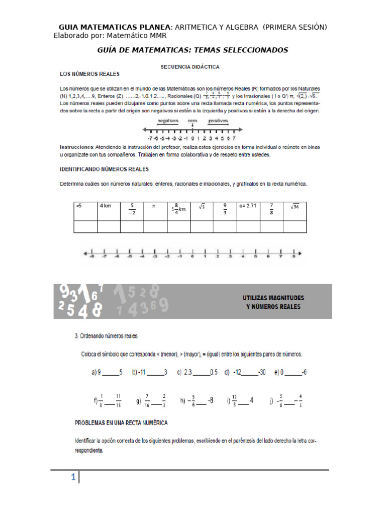 Guia de Matematicas Principiantes | PDF | Aritmética | Matemáticas