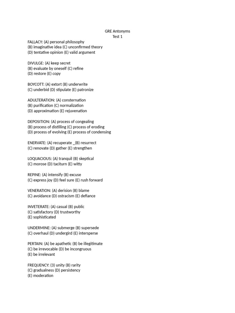 Antonyms | PDF | Acquittal | Defamation