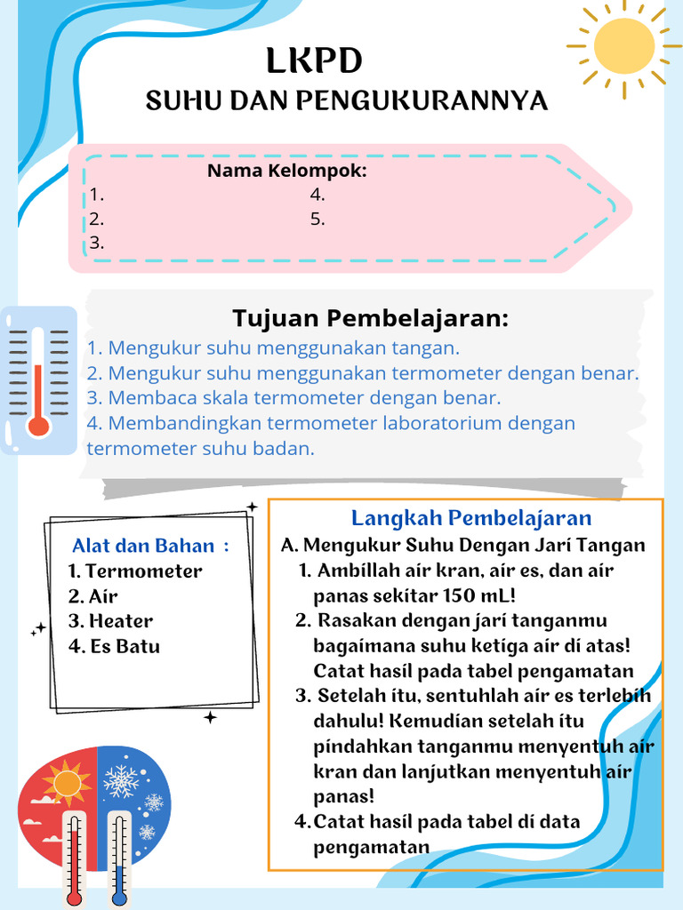 LKPD Suhu Termometer | PDF