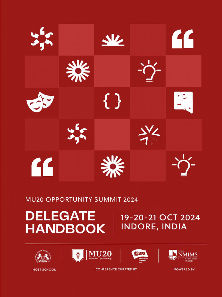 MU20 OPPORTUNITY SUMMIT 2024_DELEGATE HANDBOOK-Compressed | PDF