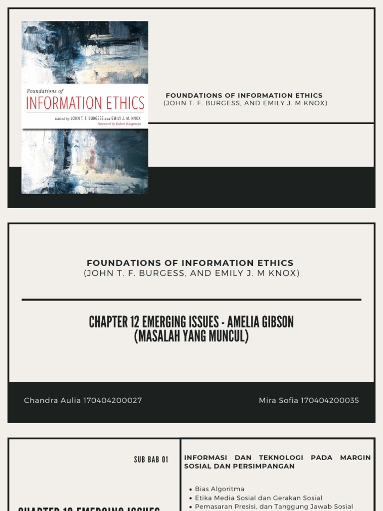 Kelompok 12 PPT - Chapter 12 Emerging Issues - Amelia Gibson | PDF
