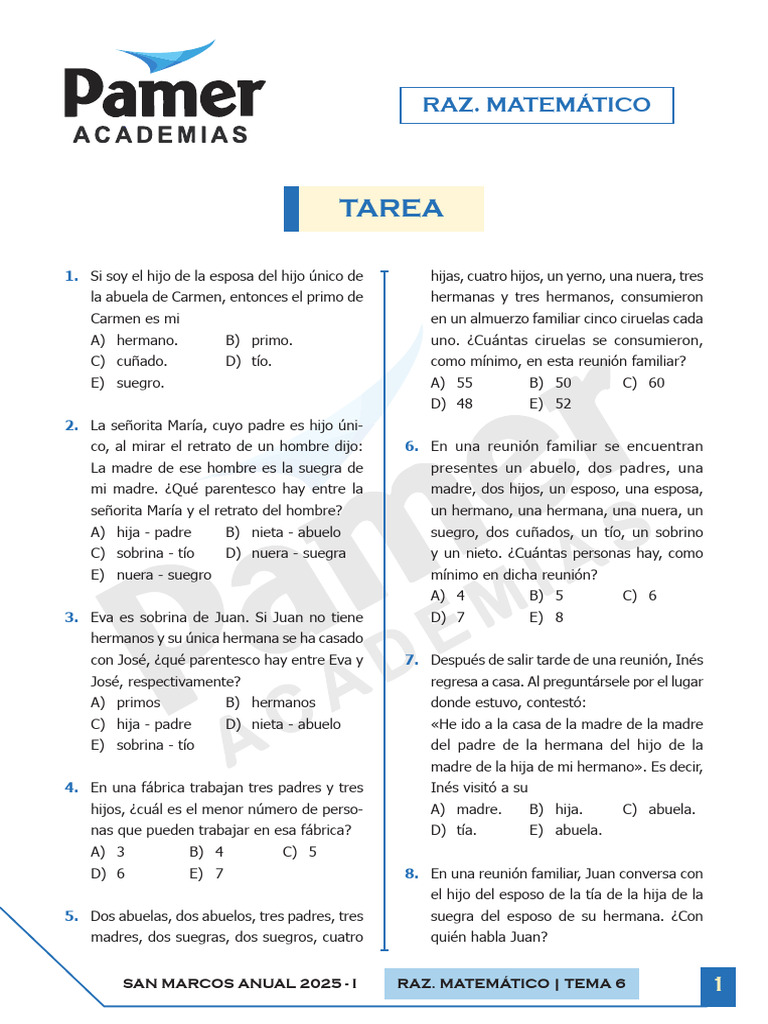 RM - Tarea Sem 6 | PDF