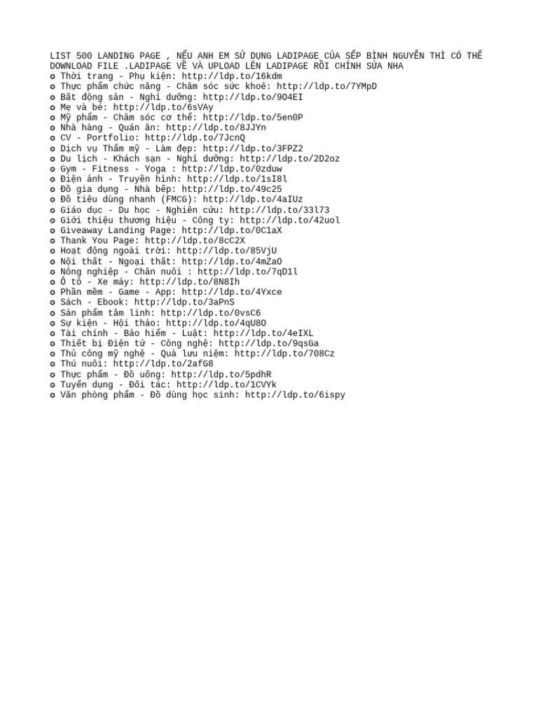 500 Landing Page | PDF