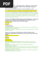 Sensory Alterations in Nursing Care | PDF | Perception | Senses