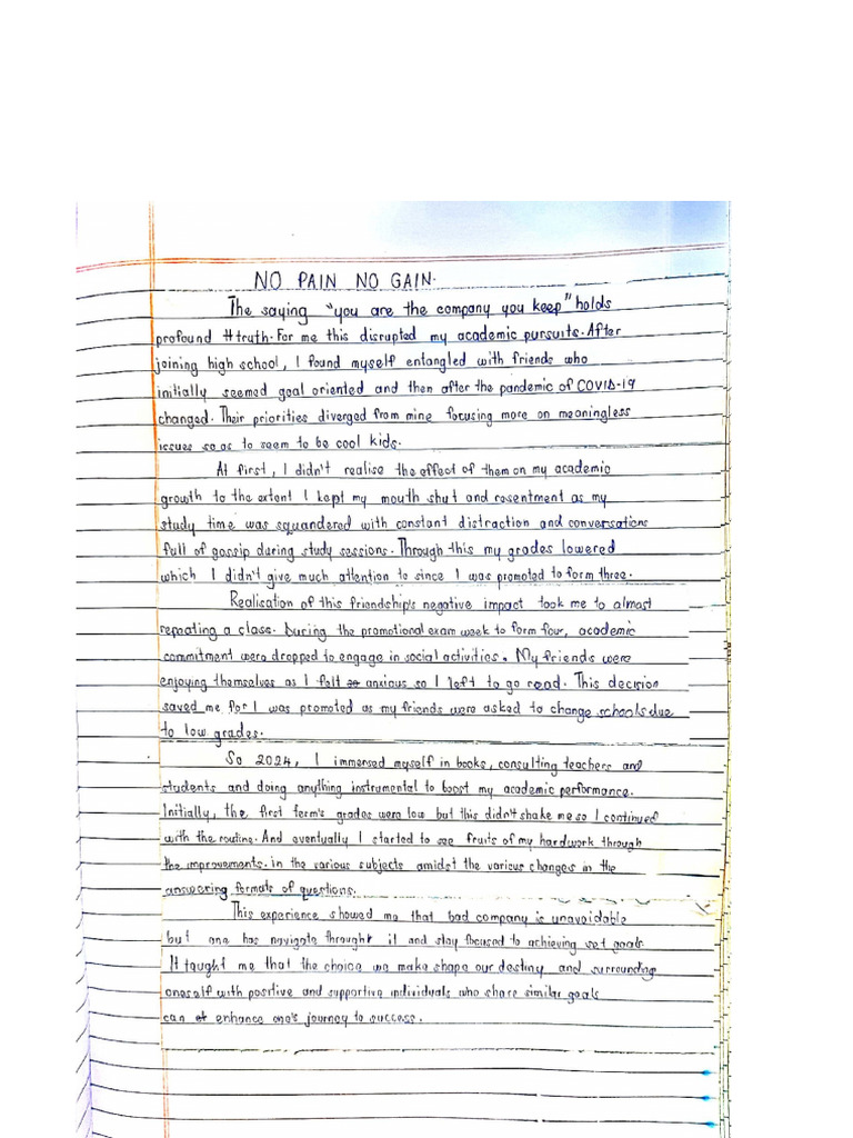 No Pain No Gain | PDF