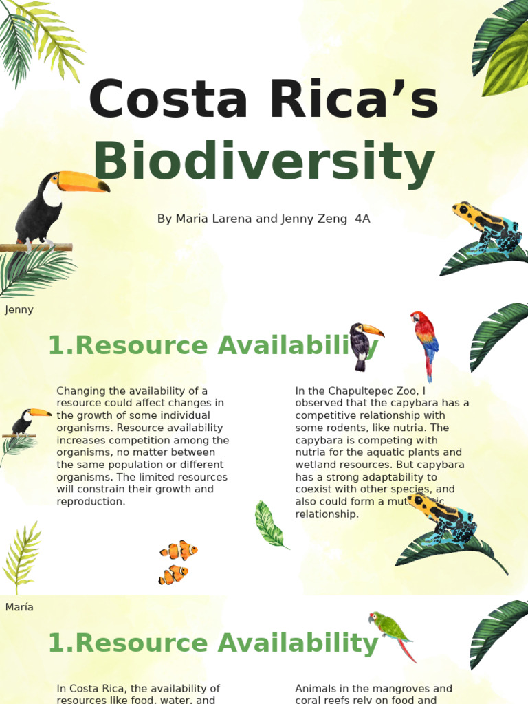 Costa Rica's Biodiversity | PDF | Rainforest | Deforestation