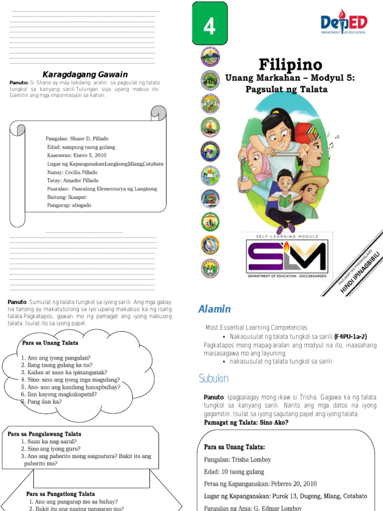 Filipino Module 5 | PDF