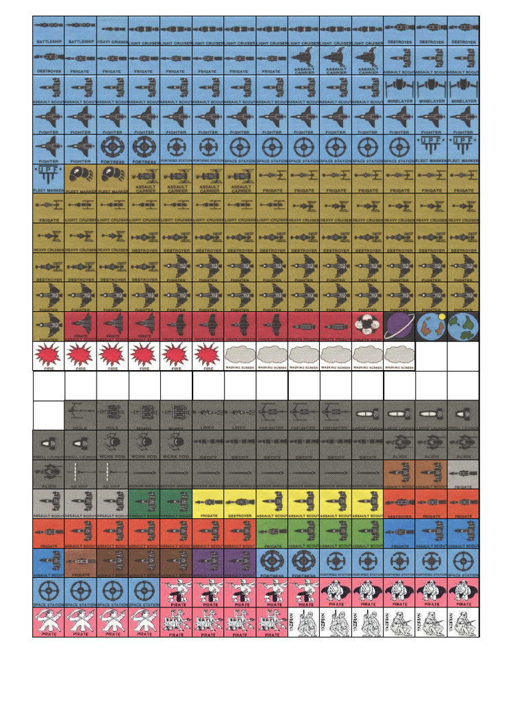 Remastered Star Frontiers Counters | PDF